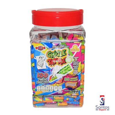 Chicle Tattoo Bote - Santos Import